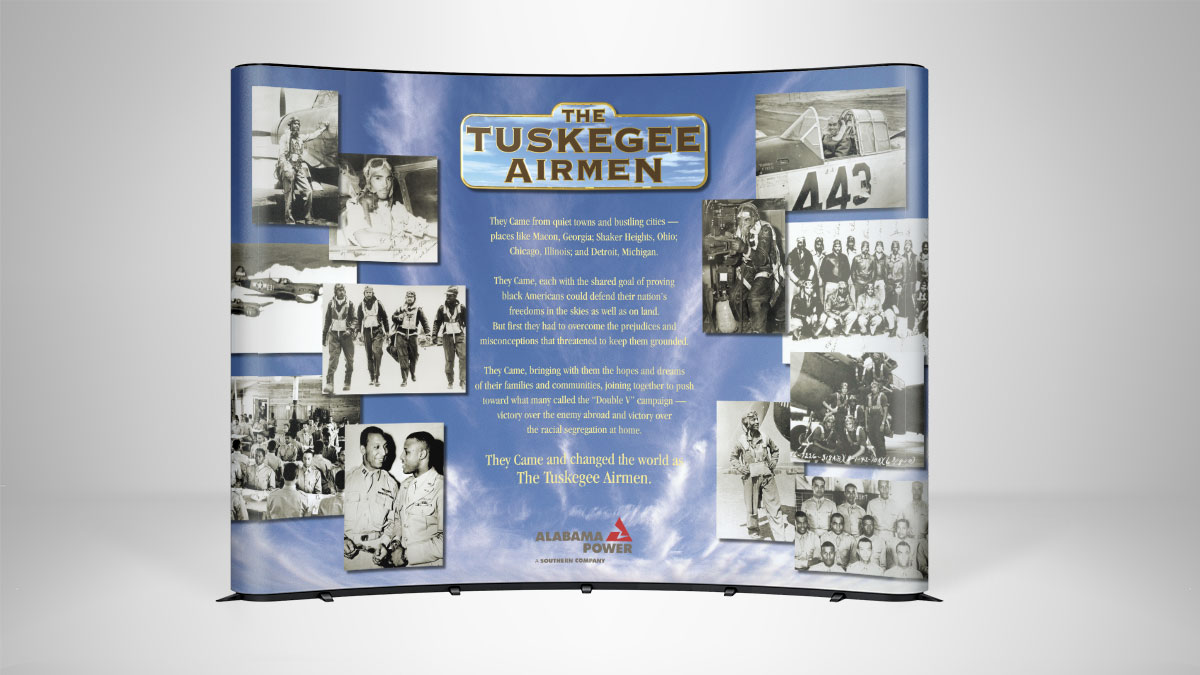 Tuskegee Airman Display | Shawn Wright Graphic Design